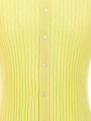 FILIPPO DE LAURENTIIS Cable-knit Button-up Shirt