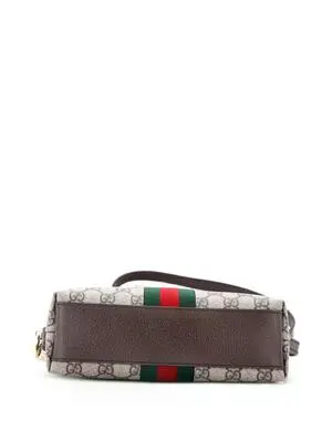 Gucci Ophidia Dome Gg Coated Canvas Small Shoulder Bag