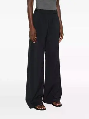 Herno Elasticated Wide-leg Trousers