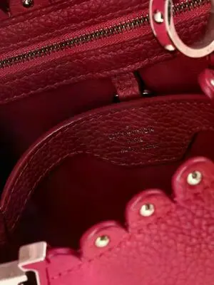 LOUIS VUITTON Capucines Bag Leather With Embellished Detail Bb Shoulder Bag