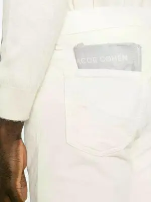 Jacob Cohen Bard Logo-patch Straight-leg Trousers