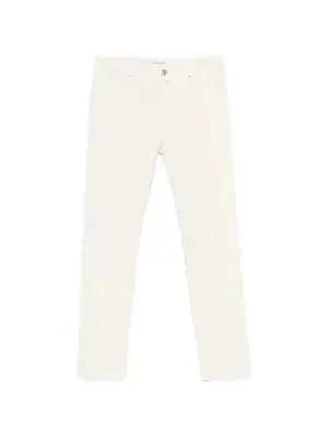 Jacob Cohen Bard Logo-patch Straight-leg Trousers - Neutrals