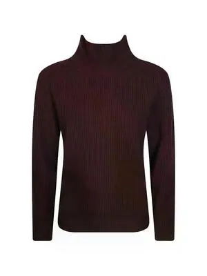 DONDUP Embellished-button Ribbed-knit Sweater