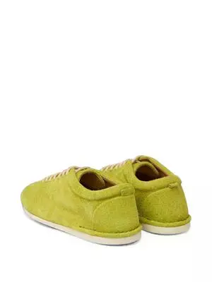Marsèll Sancrespella Suede Lace-up Derby Shoes - Green