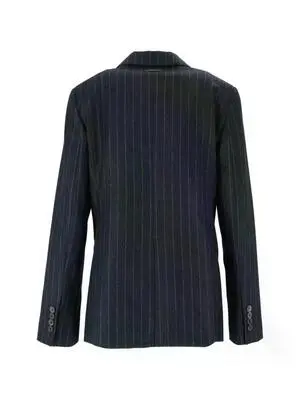 Peserico Pinstripe Single-breasted Jacket