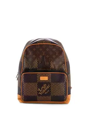 LOUIS VUITTON Nigo Campus Limited Edition Giant Damier And Monogram Canvas Backpack