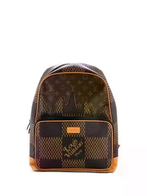 LOUIS VUITTON Nigo Campus Limited Edition Giant Damier And Monogram Canvas Backpack - Brown