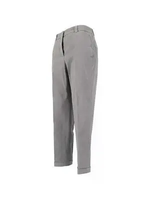 Peserico Turn-up Cuff Trousers - Grey