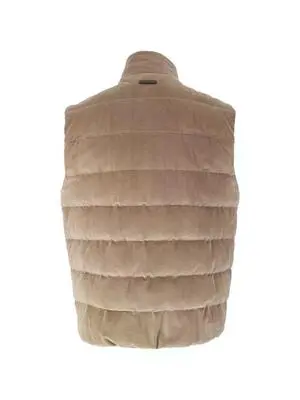 Peserico Quilted Corduroy Gilet