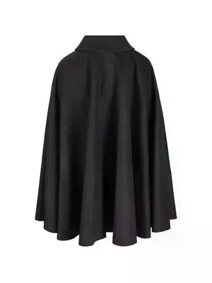 IL TABARRO Peter Pan-collar Flared Cape