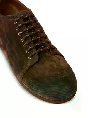 Marsèll Sancrespella Distressed-effect Lace-up Derby Shoes