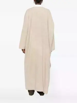 RUOHAN Raas Collarless Open-front Coat