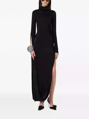 Giuseppe Di Morabito High-neck Side-slit Maxi Dress