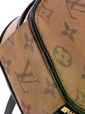 LOUIS VUITTON Mini Boite Chapeau Bag Reverse Monogram Canvas Crossbody Bag