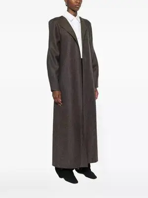 RUOHAN Perim Notched-lapels Open-front Coat