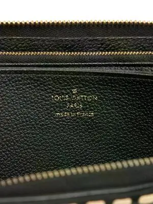 LOUIS VUITTON 2017 Monogram Empreinte Whipstitch Zippy Wallet Long Wallets