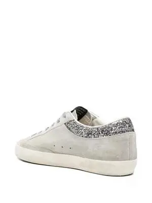 GOLDEN GOOSE Glitter-embellished Superstar Sneakers