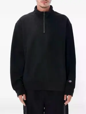 Champion Quarter-zip Logo-patch Sweater