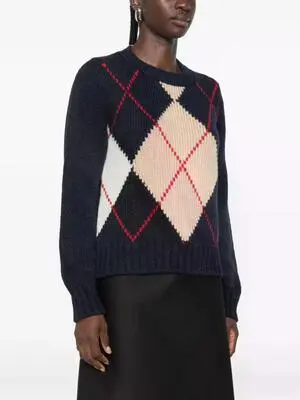 N°21 Argyle Knit Sweater