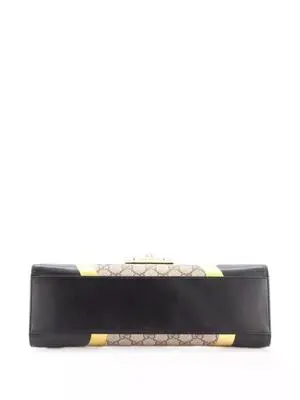Gucci Padlock Gg Coated Canvas And Leather Medium Shoulder Bag