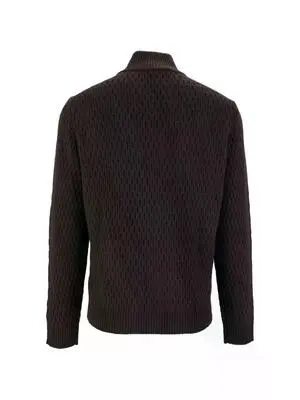 Peserico Honeycomb-knit Button-up Cardigan