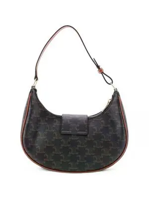 Celine Ava Triomphe Bag Triomphe Coated Canvas Shoulder Bag