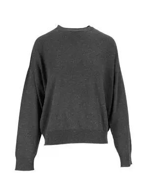 Peserico Lurex-detail Crew-neck Sweater - Grey