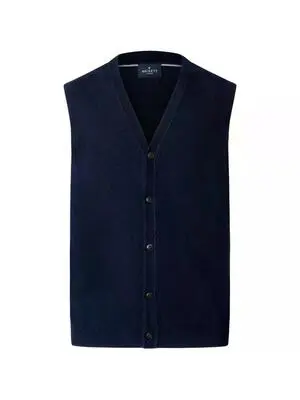 HACKETT LONDON Button-up Knitted Vest