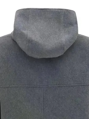 LARDINI Melange-effect Hooded Coat