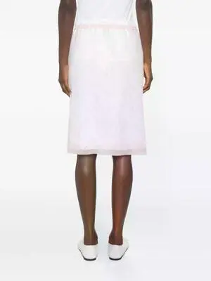 N°21 Floral-lace Midi Skirt