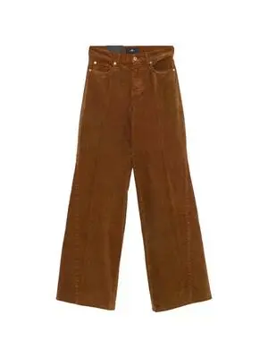 7 For All Mankind Lotta Corduroy-effect Trousers
