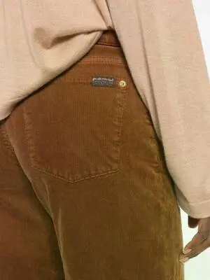 7 For All Mankind Lotta Corduroy-effect Trousers