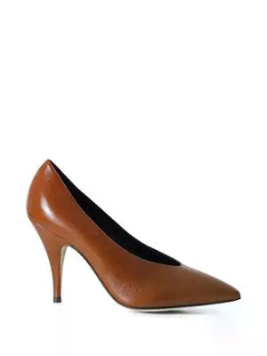 3JUIN Pointed Leather Pumps