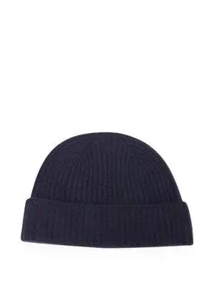 Eleventy Ribbed-knit Beanie Hat