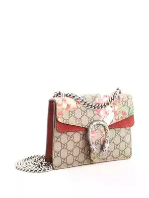 Gucci Dionysus Bag Blooms Print Gg Coated Canvas Mini Shoulder Bag