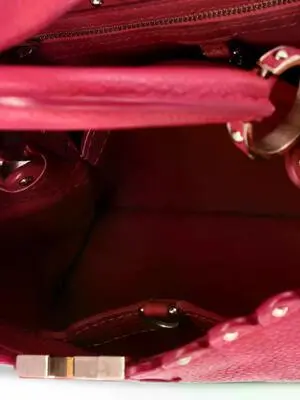 LOUIS VUITTON Capucines Bag Leather With Embellished Detail Bb Shoulder Bag