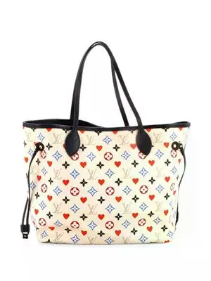 LOUIS VUITTON Neverfull Nm Limited Edition Game On Multicolor Monogram Mm Tote Bag - Neutrals