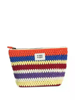 MARIE MARIE AMSTERDAM Crochet Striped Pouch