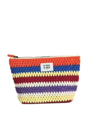MARIE MARIE AMSTERDAM Crochet Striped Pouch
