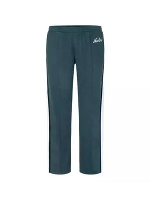 New Era Logo-embroidered Side-stripe Track Pants - Green
