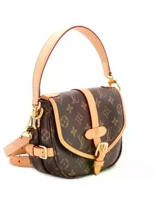 LOUIS VUITTON Monogram Canvas Saumur Bb Cross Body Bag