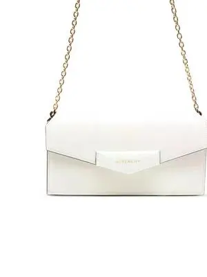 Givenchy Antigona Leather Clutch Bag - White