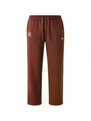 New Era New York Yankees Mlb Logo-embroidered Track Pants - Brown