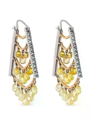 PARULINA Diamond Chevron Earrings