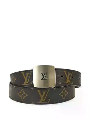 LOUIS VUITTON Monogram Ceinture Cut Belt - Brown