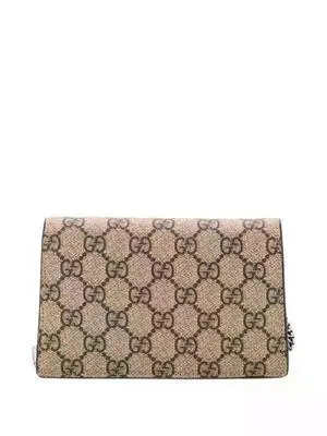 Gucci Dionysus Bag Gg Coated Canvas Super Mini Crossbody Bag