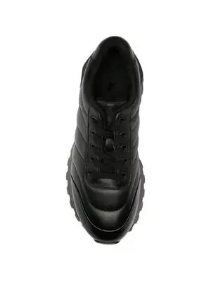 LINDA BAUMANN Quilted Leather Sneakers