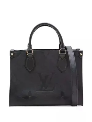 LOUIS VUITTON 2021-2026 Monogram Empreinte Onthego Pm Satchel - Black