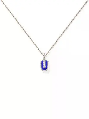 U LOS ANGELES Lapis And Diamond Necklace - Pink