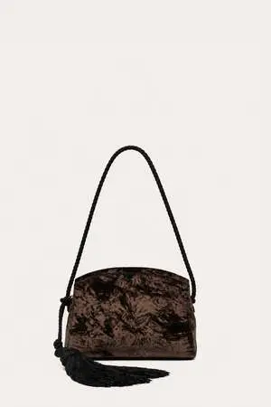LIFFNER Velvet Tassel Clutch